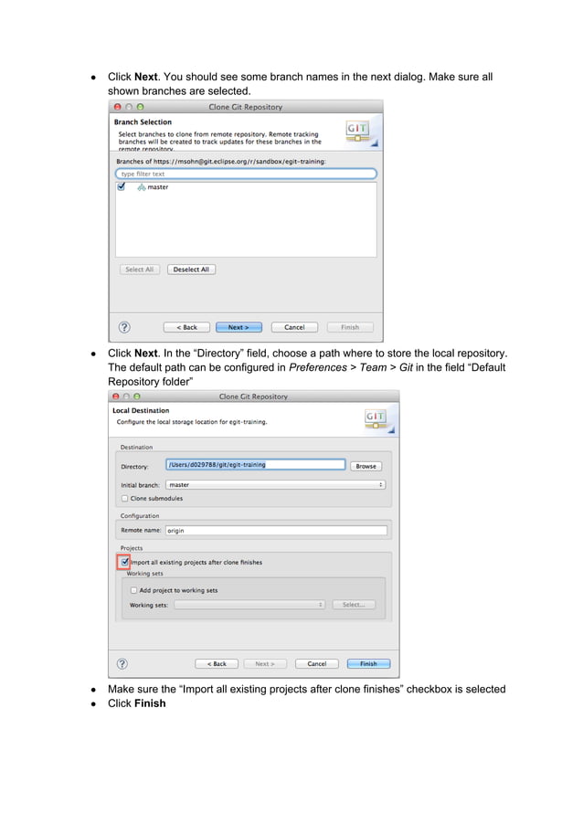 Git Tutorial EclipseCon France 2014 - Git Exercise 01 - installation and configuration | PDF ...