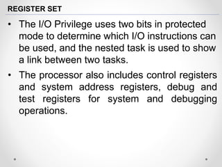 Microprocessor - Intel Pentium Series | PPTX