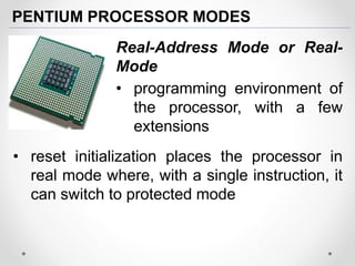 Microprocessor - Intel Pentium Series | PPTX
