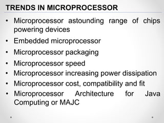Microprocessor - Intel Pentium Series | PPTX