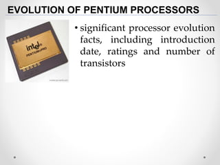 Microprocessor - Intel Pentium Series | PPTX