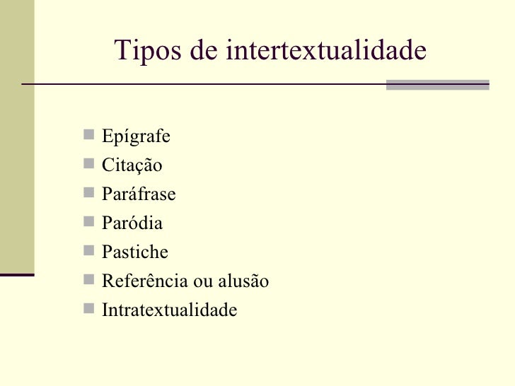 01. intertextualidade pre