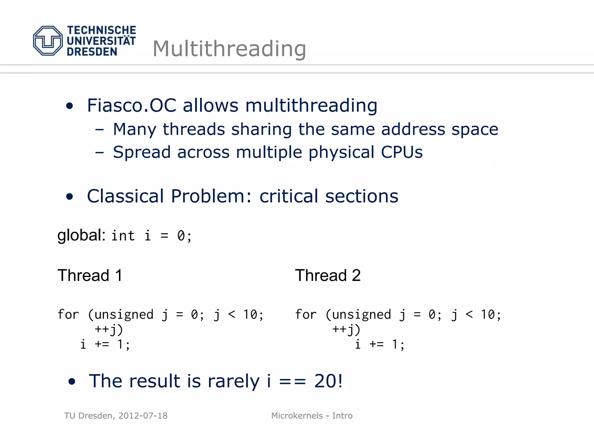 Introduction to Microkernels | PDF | Operating Systems | Computer Software and Applications