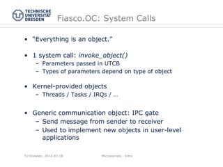 Introduction to Microkernels | PDF | Operating Systems | Computer Software and Applications