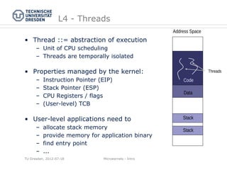 Introduction to Microkernels | PDF | Operating Systems | Computer Software and Applications
