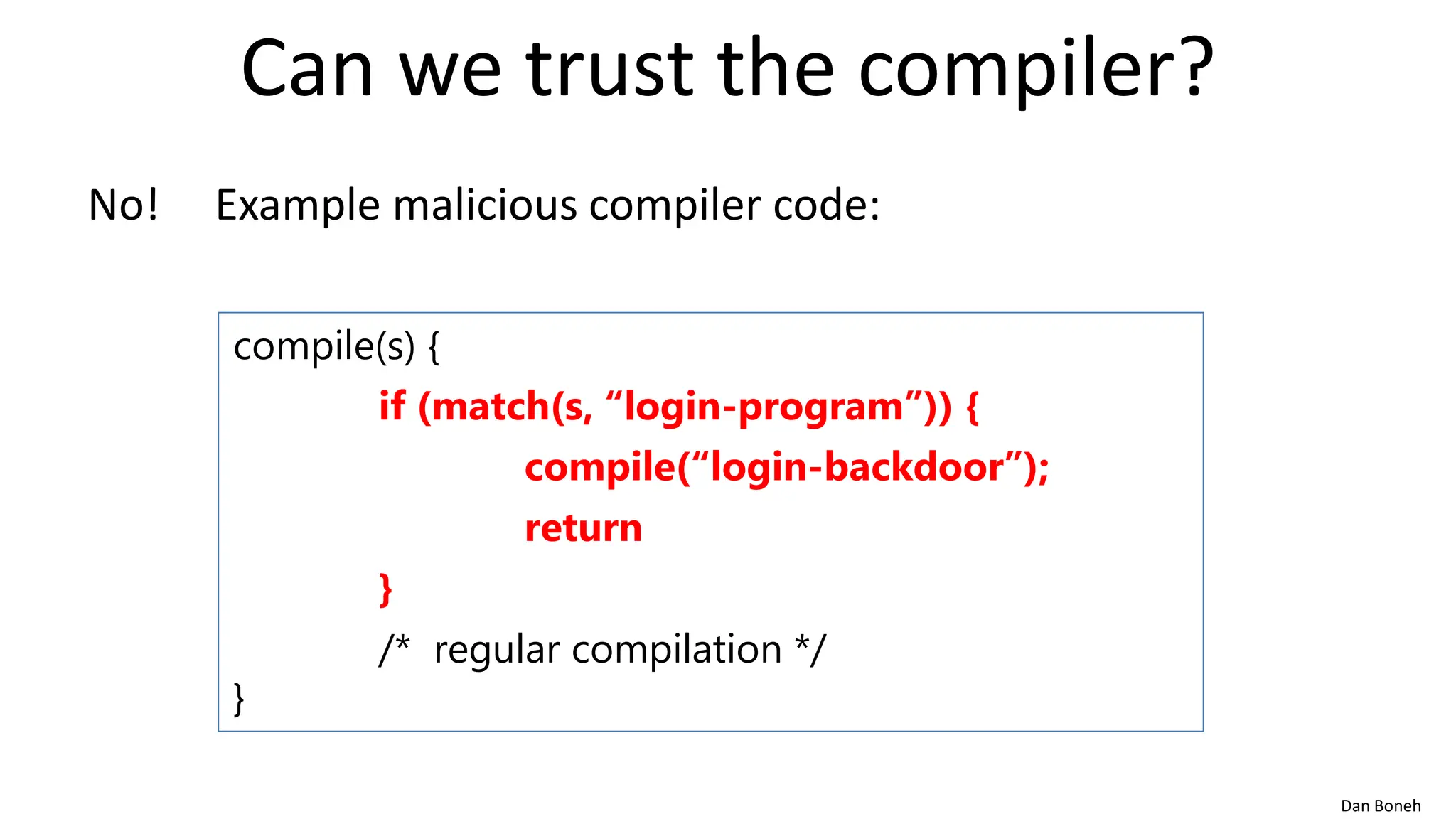 CS155 Computer Security at Stanford University | PPTX