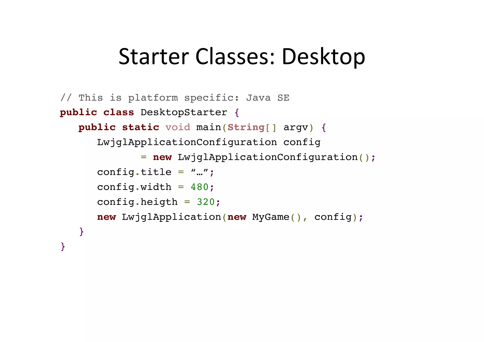 Intro To Building Android Games Using Libgdx Ppt