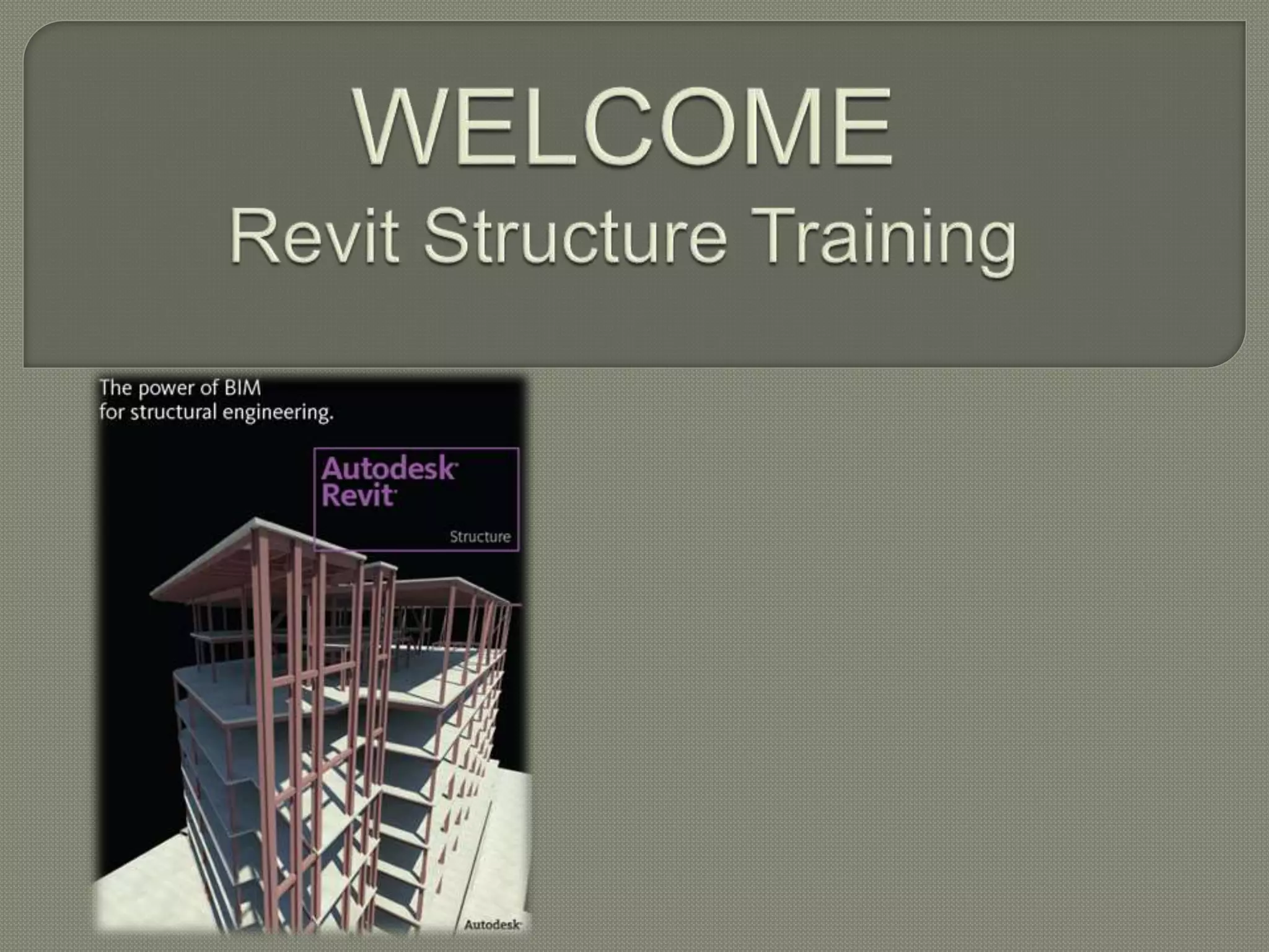 Revit Structure Training | PPTX