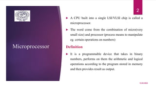 01 - Introdction to Microprocessor .pptx