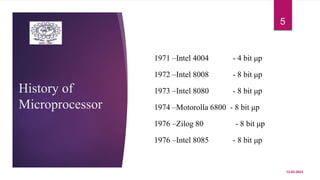 01 - Introdction to Microprocessor .pptx