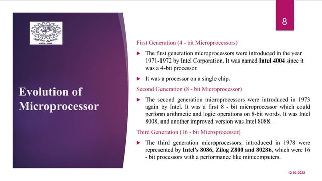 01 - Introdction to Microprocessor .pptx