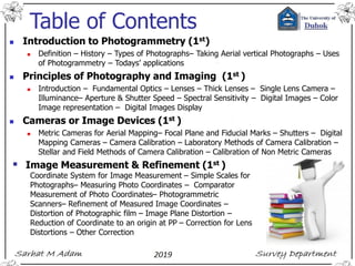 01 introdcution to photogrammetry | PDF