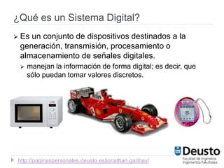 01.Introducción a los sistemas electrónicos digitales | PDF