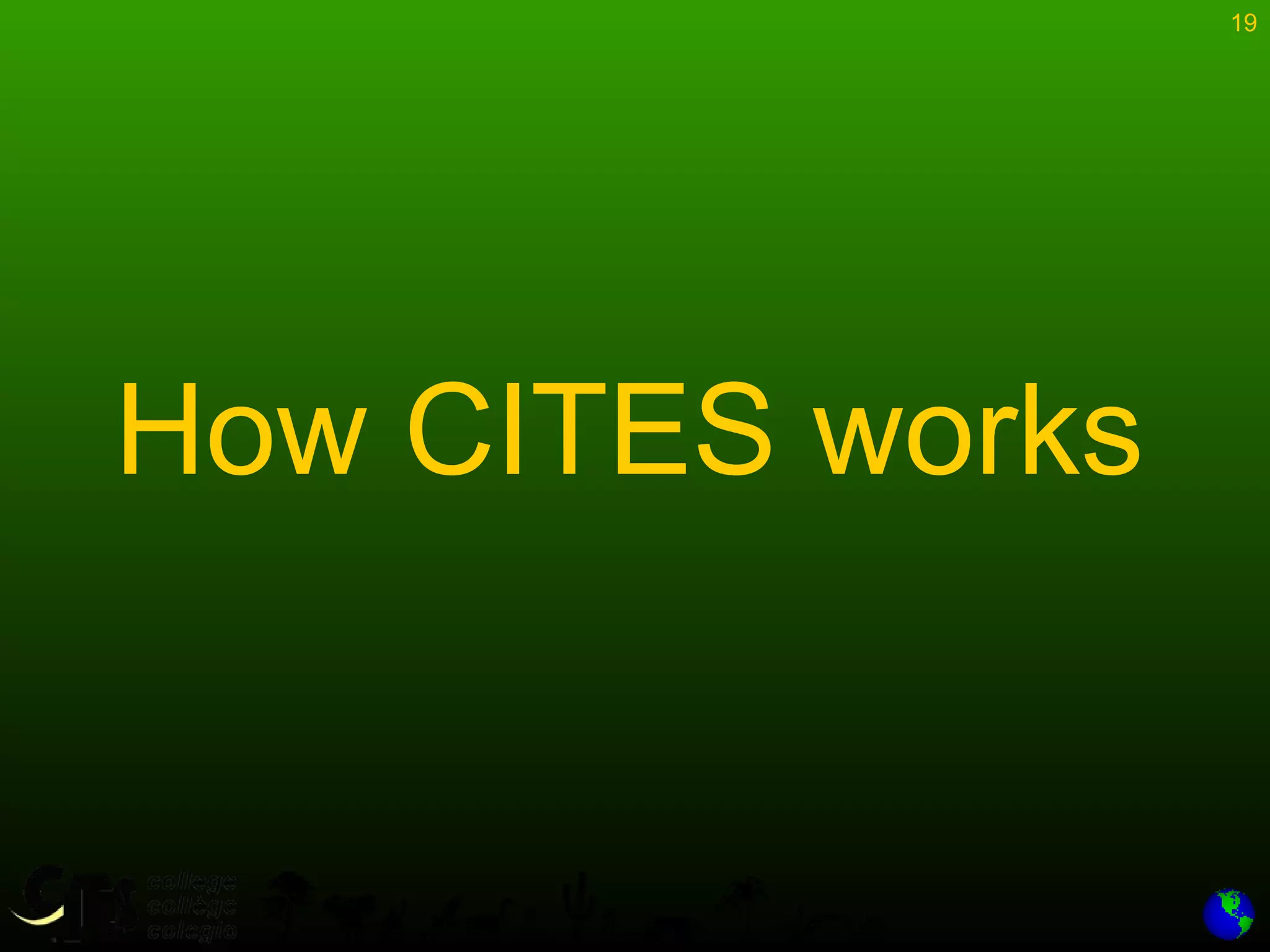 Introduction to CITES | PPT