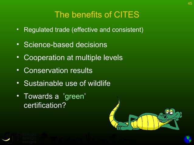 Introduction to CITES | PPT | Pets