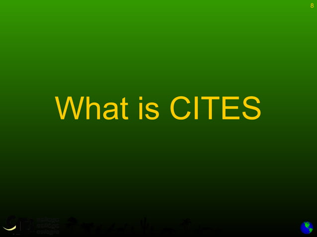 Introduction to CITES | PPT | Pets
