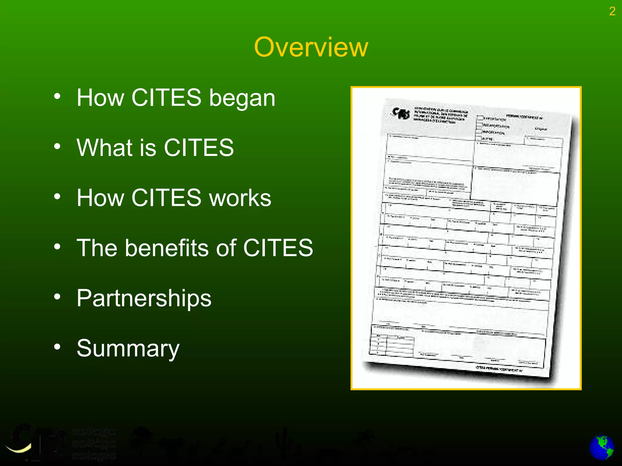 Introduction to CITES | PPT