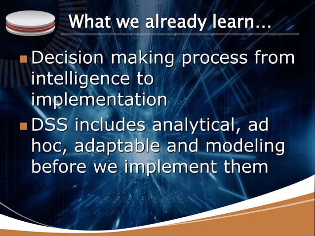 Introduction to DSS | PPT