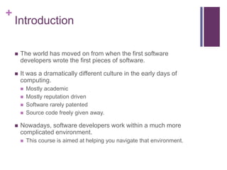 ETHICS01 - Introduction to Computer Ethics | PPT