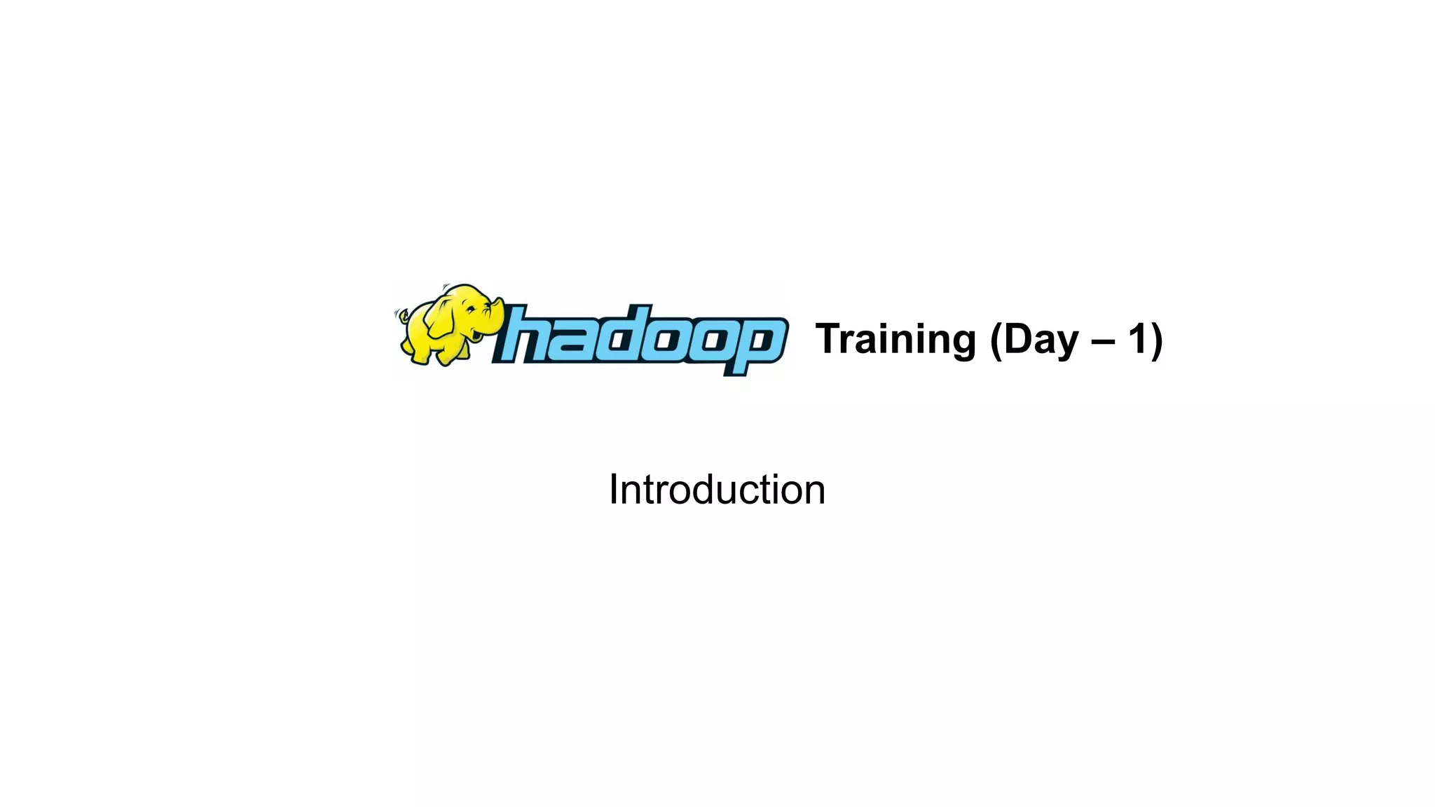 Hadoop Introduction Ppt