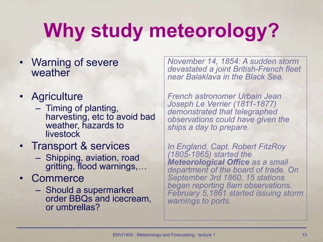 01 introduction TO METEROLOGY AND WEATHER FORECASTING | PPT | Weather ...