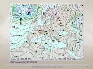 01 introduction TO METEROLOGY AND WEATHER FORECASTING | PPT