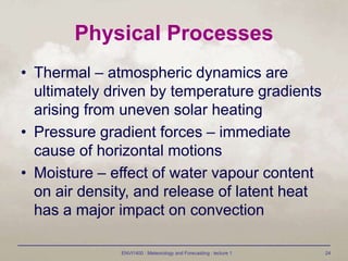 01 introduction TO METEROLOGY AND WEATHER FORECASTING | PPT