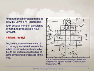 01 introduction TO METEROLOGY AND WEATHER FORECASTING | PPT