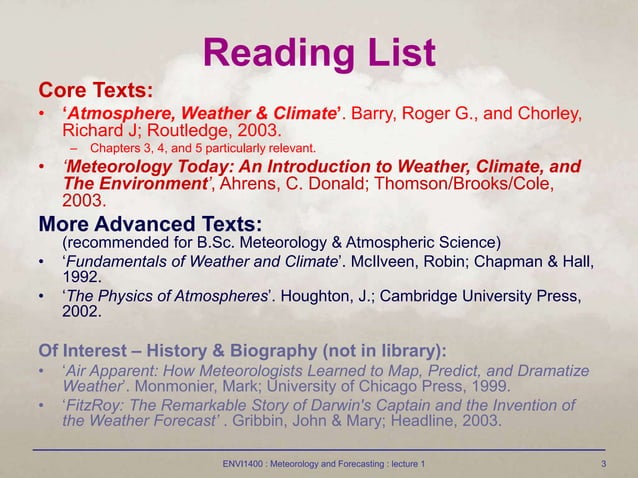 01 introduction TO METEROLOGY AND WEATHER FORECASTING | PPT | Weather ...