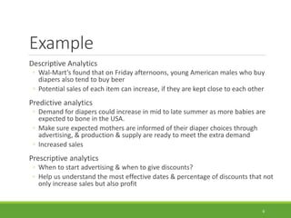 Introduction to Descriptive & Predictive Analytics | PPTX