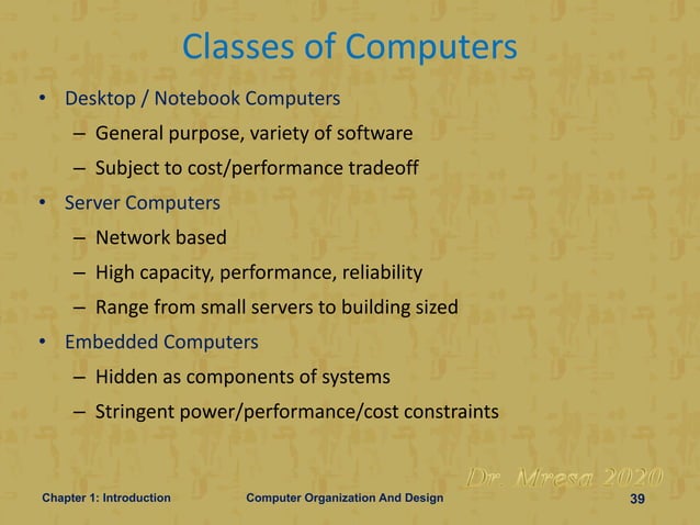 Computer Architecture And Design Introductionpdf