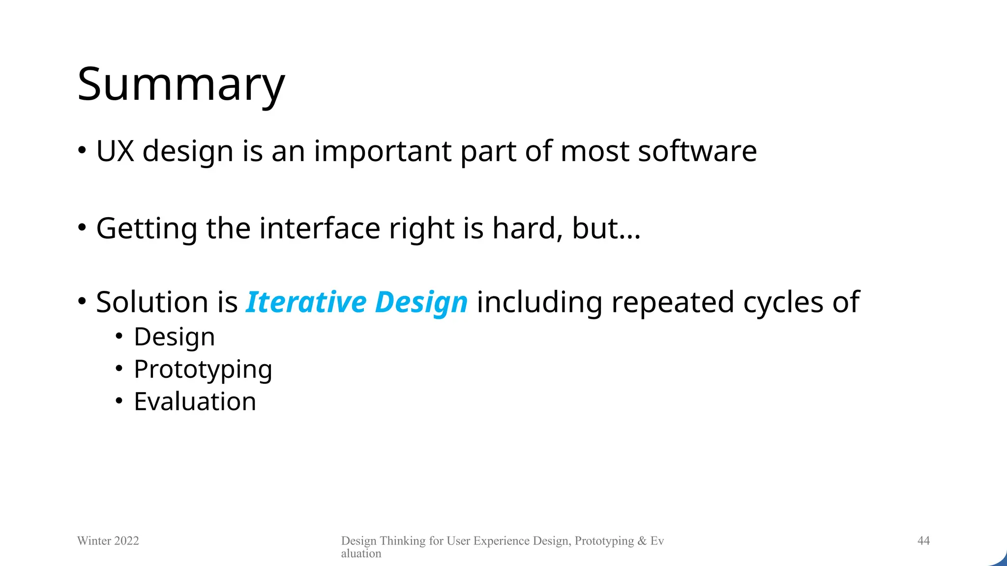 Introduction & Course Overview: Design Thinking for User Experience Design, Prototyping ...