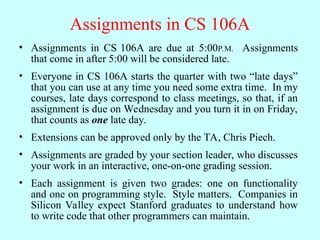 Introduction to computer science courses | PPT