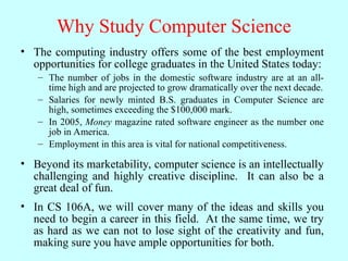 Introduction to computer science courses | PPT | Programming Languages ...