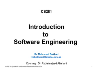 01 - Introduction to software engineering.pptx
