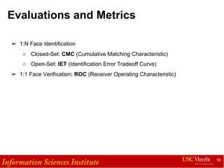 Deep Face Recognition Tutorial at SIBGRAPI 2018 | PPT