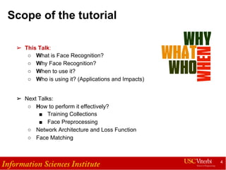 Deep Face Recognition Tutorial at SIBGRAPI 2018 | PPT