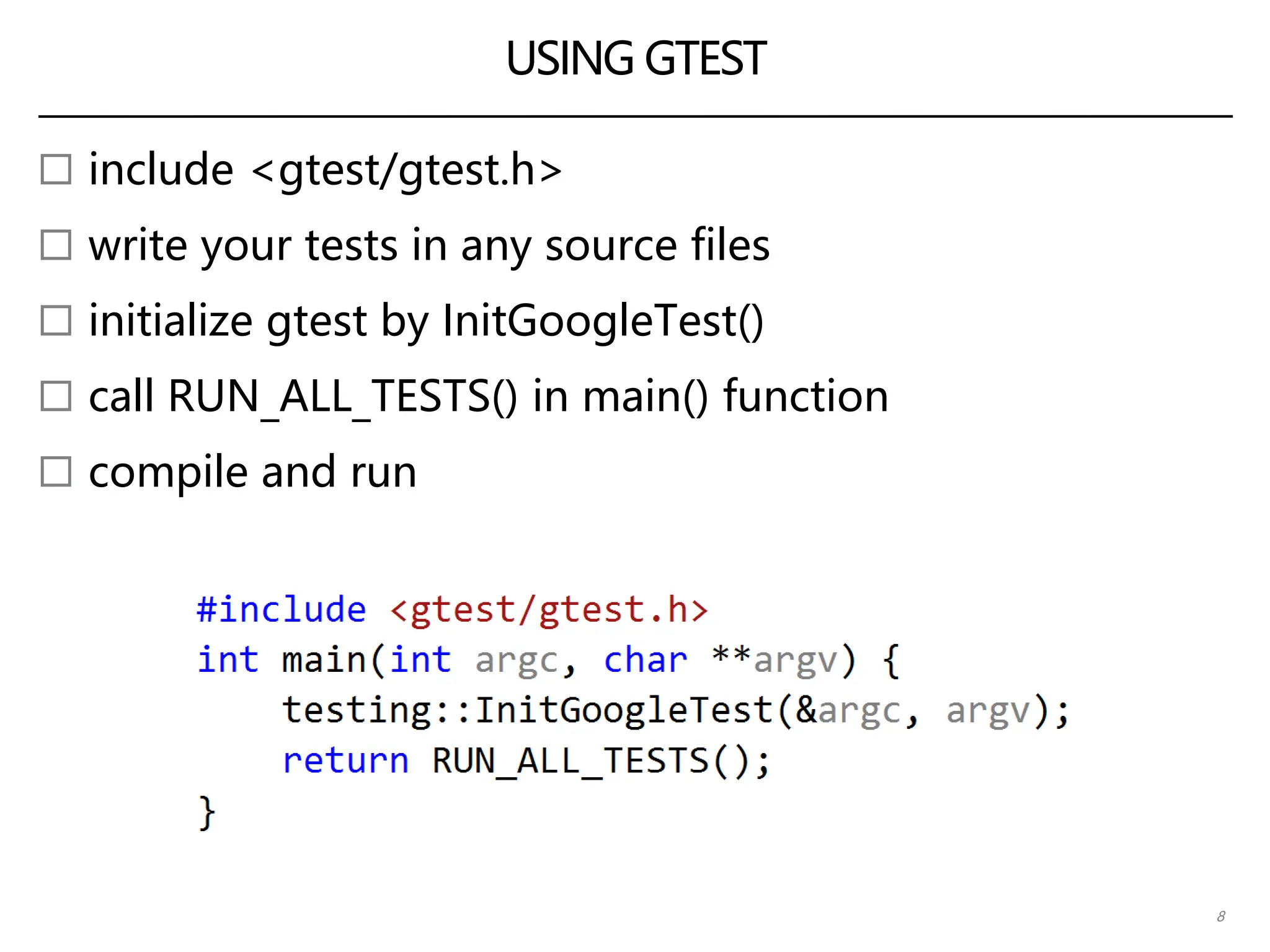 01-introduction-to-gtest.pptx nnnnnnnnnn | PPTX