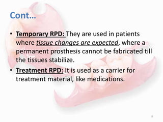 01- INTRODUCTION AND CLASSIFICATION PARTIAL DENTURE.pptx | Dental ...