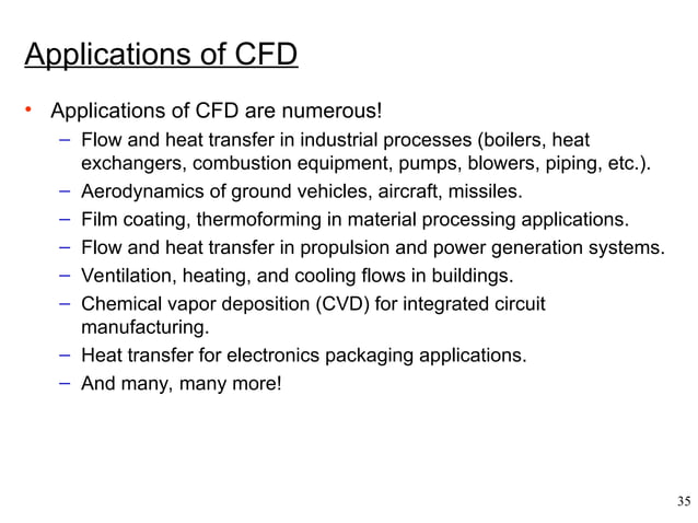 01-introduction Computational Fluid Dynamics | PPT | Free Download