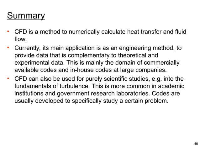 01-introduction Computational Fluid Dynamics | PPT | Free Download
