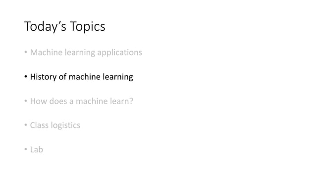 Introduction ML - Introduçao a Machine learning | PPT