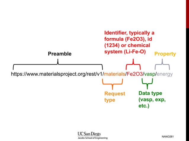 NANO281 Lecture 01 - Introduction to Data Science in Materials Science | PPT