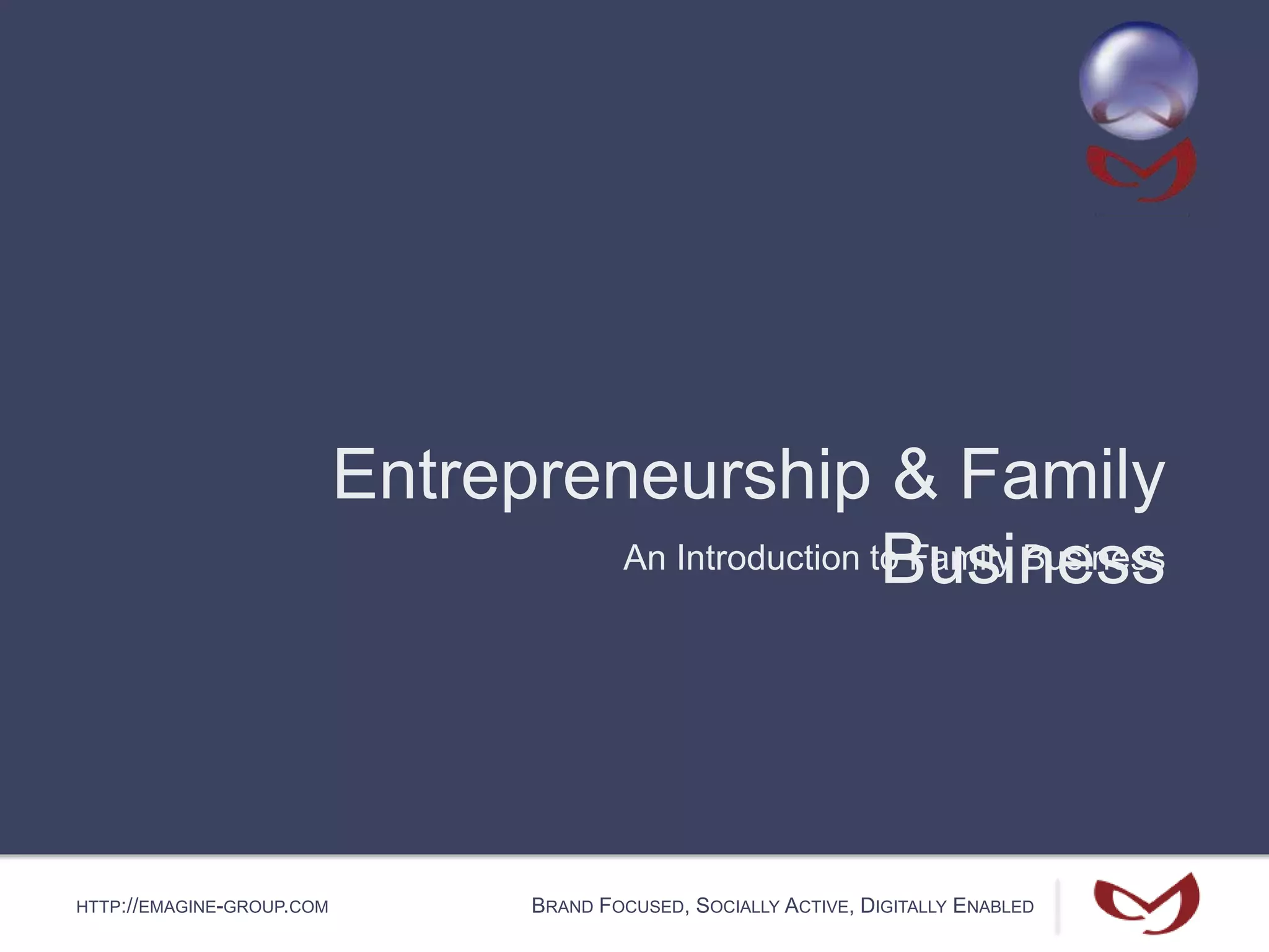 Introduction to Family Businesses | PPTX