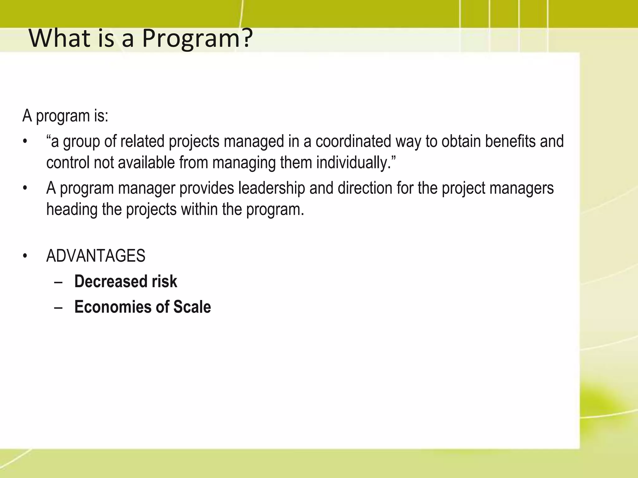 PMP Training - 01 introduction to framework | PPTX