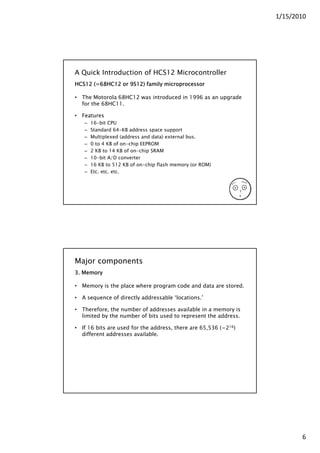 01 introduction to microcomputers | PDF