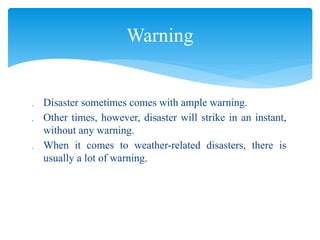 Introduction to Natural Hazards & Disasters | Types, Classification ...