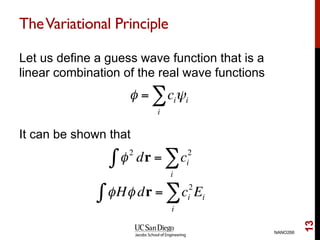 NANO266 - Lecture 1 - Introduction to Quantum Mechanics | PDF