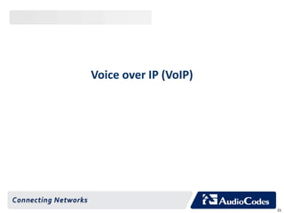 Presentation on Introduction to Telephony VoIP | PPTX