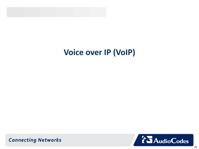 Presentation on Introduction to Telephony VoIP | PPT